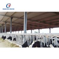 China Industrial-Style Galvanized Steel Frame House Prefabricated for Farmhouse Livestock Farm with Rock Wool Insulation for sale