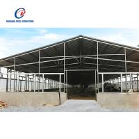 China Modern Design Steel Cow and Pig Shed for Farmhouse for Construction and Housing Purpose Steel Structure Farm for sale