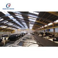 China Prefabricated Steel Animal  Agricultural Goat Farm Sheep Animal Farming Design Shed House for sale
