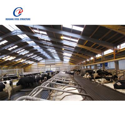 China Prefabricated Steel Animal  Agricultural Goat Farm Sheep Animal Farming Design Shed House for sale