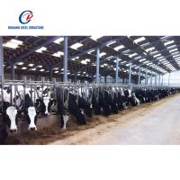 China Prefabricated Steel Animal  Agricultural Goat Farm Sheep Animal Farming Design Shed House for sale