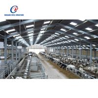 China Prefabricated Steel Animal  Agricultural Goat Farm Sheep Animal Farming Design Shed House for sale