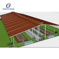 China Prefabricated Steel Animal  Agricultural Goat Farm Sheep Animal Farming Design Shed House for sale