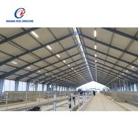 China A- Low Cost Modern Prefab Steel Structure Sheep Goat Farm Barn House Dairy Cow Shed Cattle Farm Building for sale