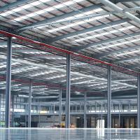 China Industrial Prefab Steel Structure Warehouse with Wide Span and Waterproof Roof Panel Design for sale