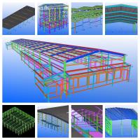 China Prefab Traditional Design Structure Manufacturing for Workshops and Farmhouses Constructed with Durable Sandwich Panels for sale