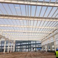 China Industrial Prefabricated Steel Structure Workshop Warehouse H-Section Steel Metal Building Frame for sale