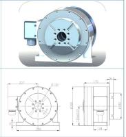 China DECI 5-Axis CNC Rotary Table with Harmonic Drive High Precision 0.001 Degree Torque 120 Nm for sale