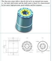 China DECI 5-Axis CNC Rotary Table with Harmonic Drive High Precision 0.001 Degree Torque 120 Nm for sale