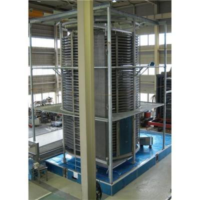 China 1000 Kgs/Hour Spiral Belt Freezer for sale