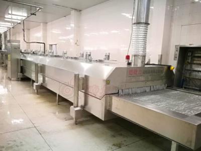 China 800KG/Hour 1000kgs/Hour Liquid Nitrogen Tunnel Freezer Quick Freezing Machine Ln2 OEM for sale
