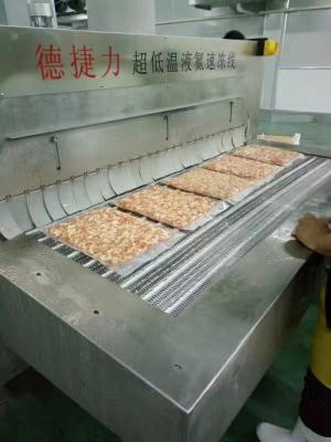 China Industrial Freezer Quick Freezing Tunnel Fish Freezer Liquid Nitrogen Tunnel Freezer for sale