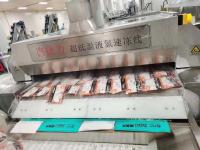 China Liquid Nitrogen Tunnel Mesh Belt Tunnel Freezer 15KW 2100KG/H 2500KG/H for sale