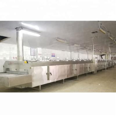 China 6 Kw Mesh Belt Tunnel Freezer 500kg/Hour Individual Quick Freezing  1500kg/H for sale