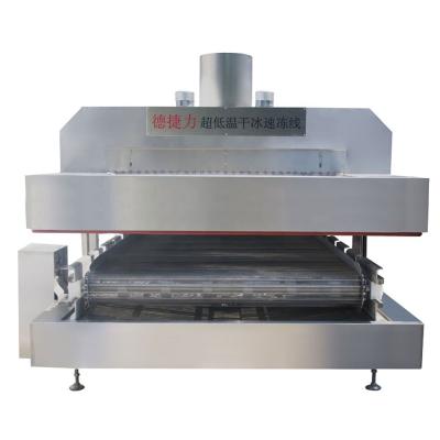 China Freeze Chicken Tunnel Fast Freezer Conveyor For Shock Freezer Flash Freezer for sale