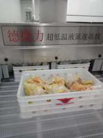 China 1200kg/H 1000kg/H Air Blast Ultra Low Chest Freezer Seafood Minus 120C for sale