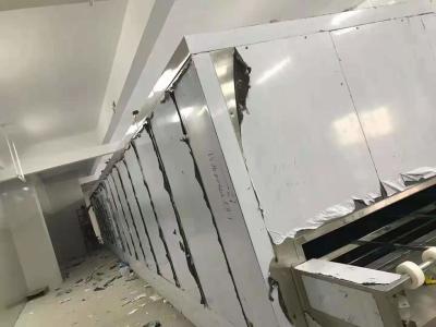 China 1000 Kg/H 1800 Kg/H Blast Tunnel Freezer Shock Freezing Technology For Flower 24kw for sale