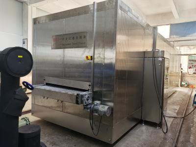 China Blast Tunnel Freezer Chiller Shock Freezer 15kw 1200kg/H For Crayfish ODM for sale