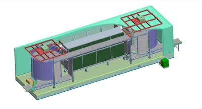 China Stainless Steel 304 Large Chest Industrial Spiral Freezers 140kw 1000kg/H for sale