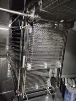China Small Iqf Tunnel Freezer Double Belt Freezer 1600mm Belt 60 Min Freezing for sale