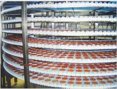China 650mm Belt Quick Freezing Machine 25 Kw 1200kg/H  Tunnel Freezer for sale
