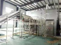 China 45kw Nitrogen Tunnel Standing Deep Freezer Minus 35 C 2000kg/H for sale