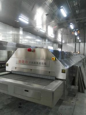 China Industrial Frozen French Fries Line Blast Freezing Tunnel  Commercial Seafood Quick Freezing Fresh Freezer for sale