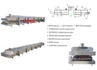 China 1800KG/H 2100KG/H Liquid Nitrogen Tunnel Freezer Industrial Flash Freezer SS304 for sale