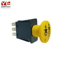 China Sealed Yellow Push Pull Button Switches Lawn Mower Seat Safety Switch for sale