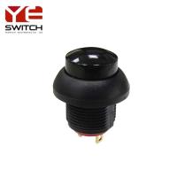 China Red 12mm Waterproof Push Button Switch Plastic Push Button On Off Latching  Switch for sale