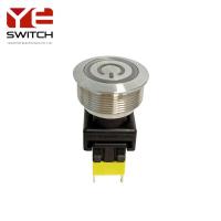 China 25mm 30mm Metal Push Button Switch  Normally Closed Button Switch ROHS for sale