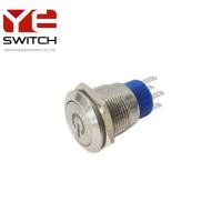 China 19mm Momentary Metal Push Button Switch ODM Normally Closed Push Button 500VDC for sale