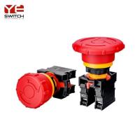 China IP65 22.2mm  Illuminated Push Button CE Latching Emergency Stop Switch for sale