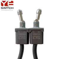 China SPST On-Off Toggle Switch Locking-Long Handle 15A 250VAC 2 POS for sale