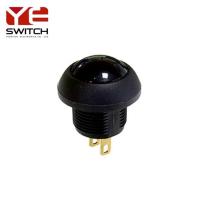 China Mini Waterproof Momentary Switch Push Button Plastic 24VDC 220VAC for sale