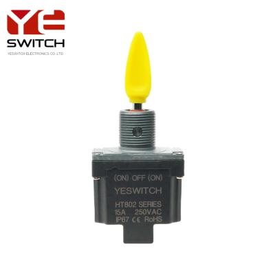 China Toggle Switch SPDT (ON)-OFF-(ON) Momentary  For Heavy Industrial Equipment for sale
