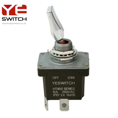 China High Current OFF-ON Metal Toggle Switch PC Terminal For Aerial Work Platform for sale