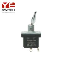 China High-Current (On) -Off Spst Metal Toggle Switch Solder Terminal for sale