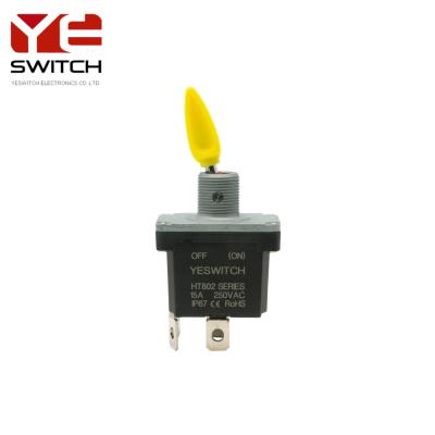 China IP68 Waterproof Flat Push Button Switch On Off Auto Toggle Switch for sale