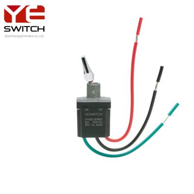 China Flat Metal Handle Metal Flick Switch Steel Aluminum Metal Push Button Switch for sale