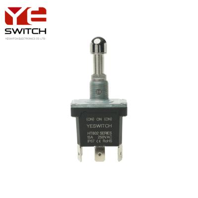 China Anti-misoperation Industrial Metal Toggle Switch Single Pole With Locking Handle for sale