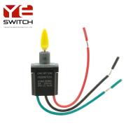 China Yellow Booted Handle Industrial Toggle Switch With Rubber Terminal for sale