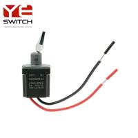 China Momentary (OFF)- ON Industrial Metal Toggle Switch With Two Rubber Terminals for sale