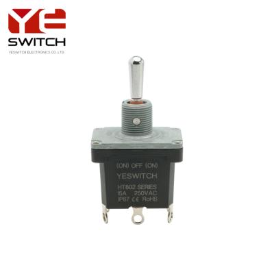 China Momentary Industrial Toggle Switch With PC Terminal For Mechanical Industry for sale