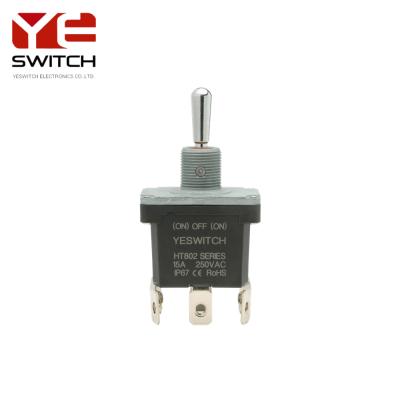 China Double Pole Industrial Toggle Switch With Outer Screw Terminal for sale