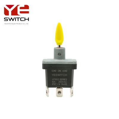 China (ON)-ON-(ON) Industrial Toggle Switch With PC Terminal And Handle Sets for sale