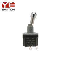 China 15A 28V Industrial Metal Toggle Switch With Solder Terminal And Locking Handle for sale