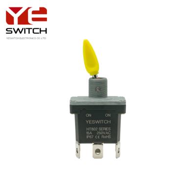China High Current DPDT Metal Toggle Switch With PC Terminal For High-altitude Work Platform for sale