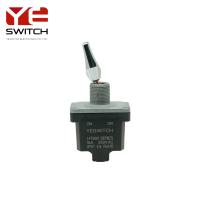 China Metal Toggle Switch 15A 28V With Screw Terminal Two Pin Two Position for sale