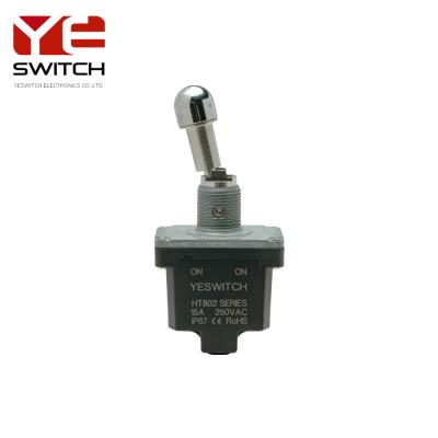 China ON-ON Industrial Metal Toggle Switch With Screw Terminal For Aerial Vehicle for sale